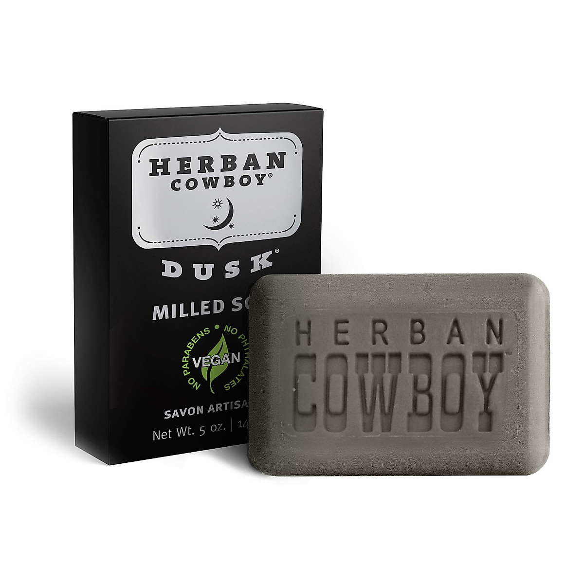 Herban Cowboy Milled Bar Soap Dusk – 5 oz (Pack of 6) | Men’s Bar Soap | No Parabens, No Phthalates & Certified Vegan