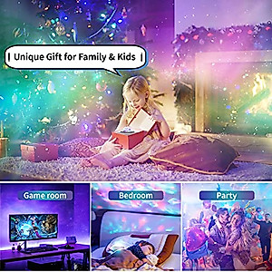 Galaxy Projector, 3 in 1 Star Projector Galaxy Light Projector for Bedroom with Remote Bluetooth Speaker Dynamic Starlight Projector Galaxy Night Light Projector for Kid Adult Birthday Christmas Gift
