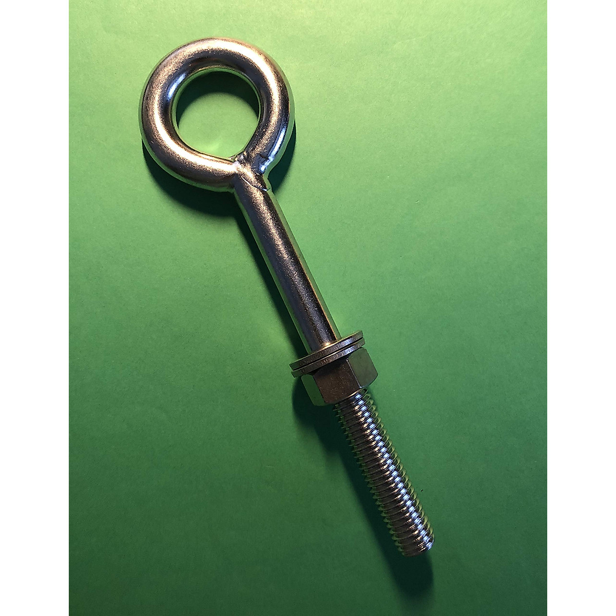 US STAINLESS Stainless Steel 316 Eye Bolt 5/8" x 8" UNC Short Thread Marine Grade Pitch of 11