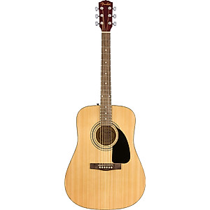 Fender FA-115 Dreadnought Acoustic Guitar Bundle with Gig Bag, Tuner, Strings, Strap, Picks, and Austin Bazaar Instructional DVD