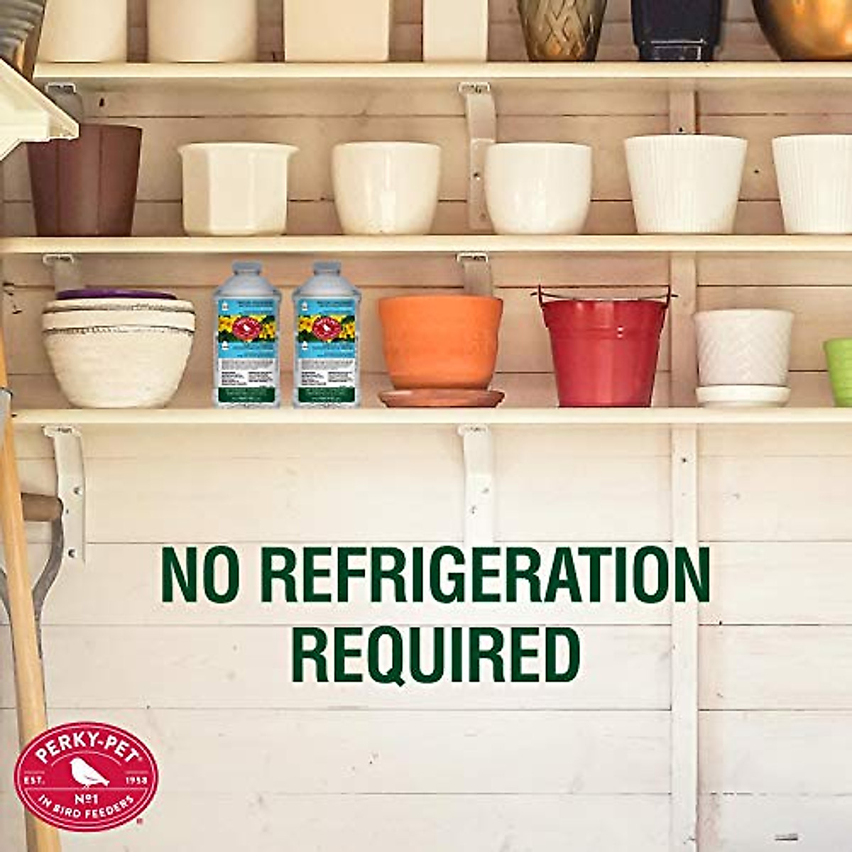 Perky-Pet Hummingbird Liquid Nectar Concentrate - 32 oz Concentrate - Makes 128 oz of Hummingbird Food Nectar