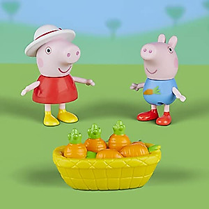 Peppa Pig Peppa's Adventures Peppa's Growing Garden Preschool Toy, with 2 Figures and 3 Accessories, for Ages 3 and Up