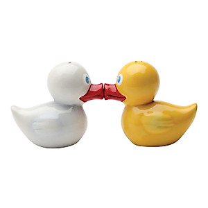 Pacific Giftware Just Duckie Magnetic Salt & Pepper Shakers S/P