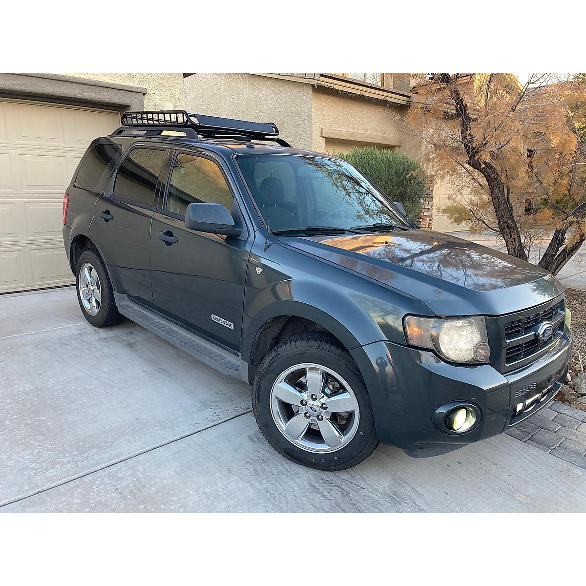 Roof Mounted Steel Cargo Storage Carrier 150 Lb. Capacity Adds 10 Square Feet of Storage