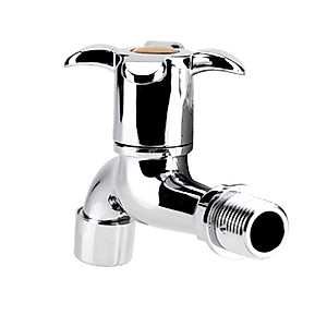 Washbasin Faucet Sink Faucet, Faucet with Single-Outlet and Handle,Suitable for Washing Machine Faucet, Kitchen Sink, Bathroom, Bathtub, Garden