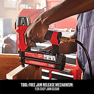 CRAFTSMAN Brad Nailer, 18GA, Pneumatic Nail Gun (CMPBN18K)