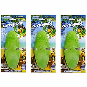 A&E Cage Company 3 Pack of Flavored Captain Cuttlebones, 5 Inch, for Finches, Canaries, Parakeets, and Lovebirds