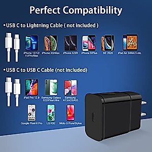 USB C Wall Charger,Super Fast Samsung A14 5G A54 S23 z fold 5 4 Charger Cube 25W for Samsung Galaxy z flip 5 4 S22 Ultra S21FE S20 A03S A13 A53 A34,Type C Android Charging Brick Box Base Power Adapter