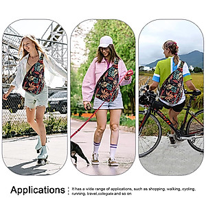 XEYOU Women's Sling Crossbody bag Casual Daypack Outdoor Travel Hiking Backpack for Cycling Walking Dog Hiking