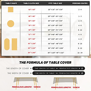 Horaldaily Fall Tablecloth 60x84 Inch Rectangular, Thanksgiving Autumn Harvest Pumpkin Mushroom Black Buffalo Plaid Table Cover for Party Picnic Dinner Decor