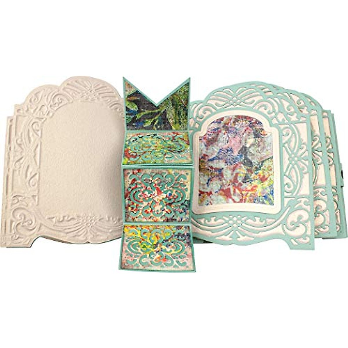 SPELLBINDERS PAPERCRAFTS, INC SHAPEABILITIES Dies BANR, 3D Interactive Pivot Banner