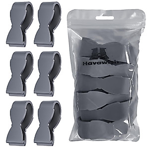 Havawish 6 Pcs Hand Towel Clips for Kitchen Keeps Towel from Falling Towel Clips for Oven Dishwasher Stove Bathroom Rack Clothing for Fixing Towels
