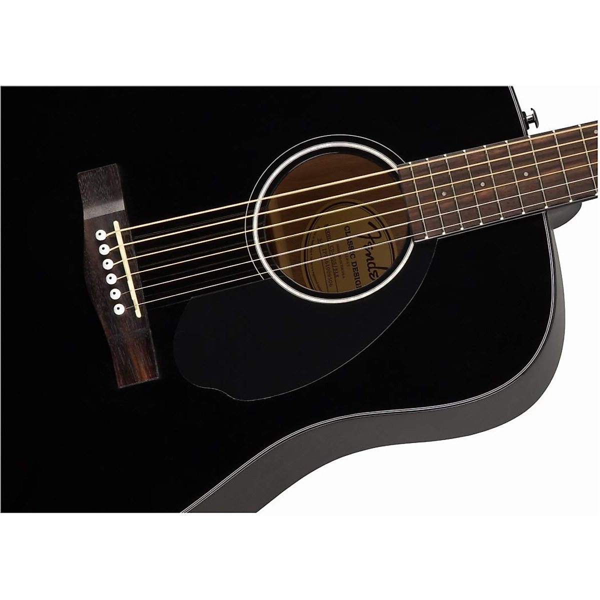 Fender CD-60S Dreadnought Acoustic Guitar, with 2-Year Warranty, Black