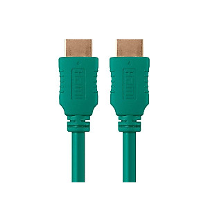 Monoprice 4K High Speed HDMI Cable - HDMI 2.0, 4K@60Hz, HDR, HDR10, Dolby Vision, 18Gbps, YUV 4:4:4, 28AWG, With Ferrite Cores, 4 Feet, Black