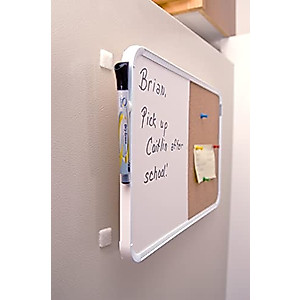 VELCRO Brand Mounting Squares | Pack of 20 | 7/8 Inch White | Adhesive Sticky Back Hook and Loop Fasteners for Home, Office or Crafting | Strong Secure Hold