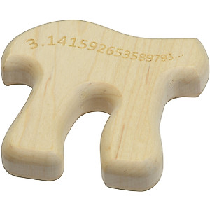 Pi Shaped Maple Teether - Made in USA