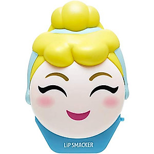 Lip Smacker Disney Cinderella Emoji Lip Balm Flavored, Bibbity Bobbity Berry, Clear, For Kids