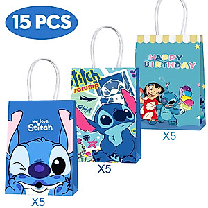 DoYay Party Bags For Stitch Kids Birthday Party Supplies Favors