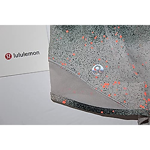 Lululemon Women's Hotty Hot Low Rise LR Running Shorts 2.5-Inch Reflective Size 10 (Splatter Dot Print - SCRF/DVGY)