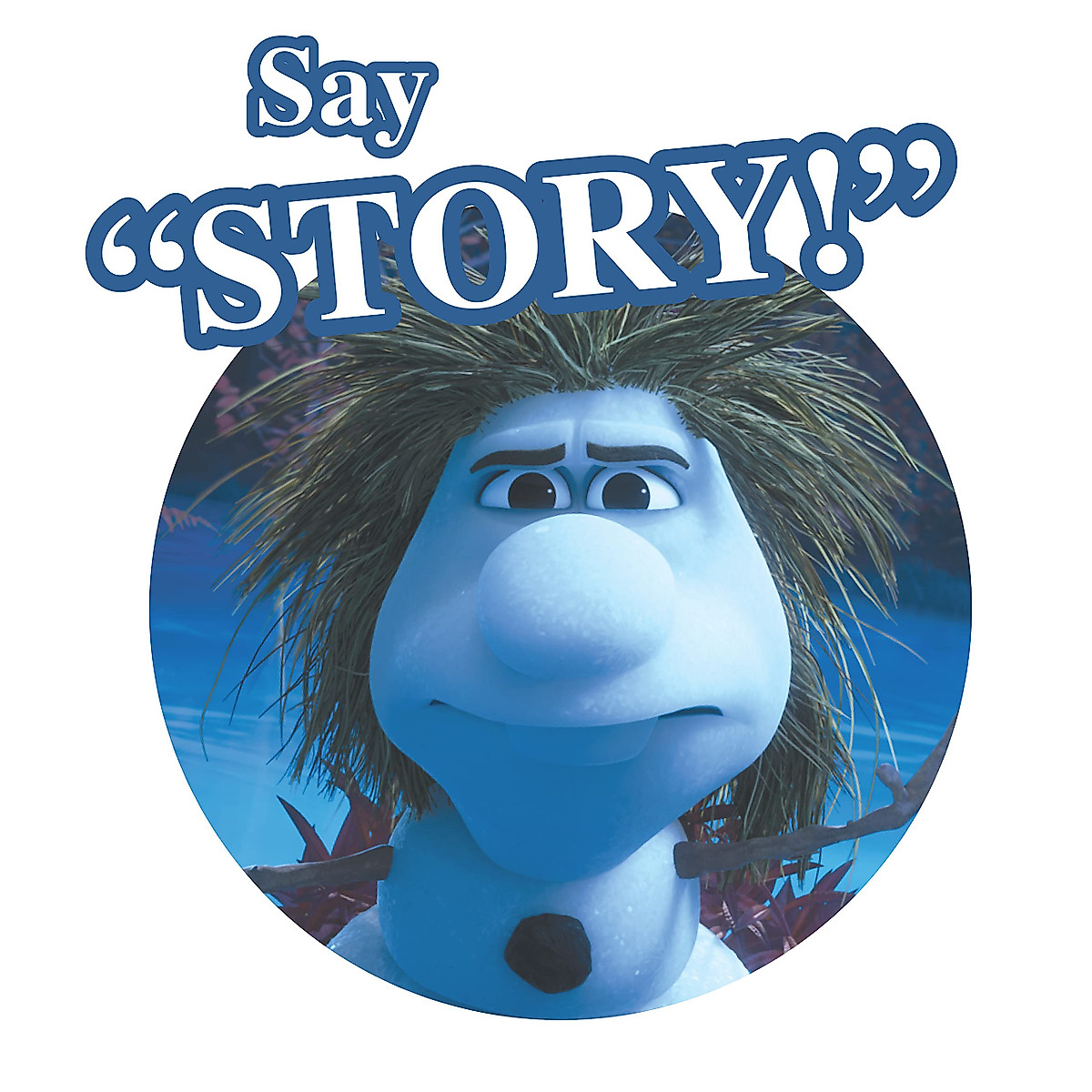 Disney Frozen Story Time Olaf, 12-inch Talking, Singing Plush Toy, 3 Modes of Play, Officially Licensed Kids Toys for Ages 3 Up by Just Play