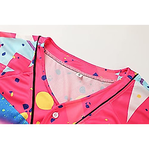 XSFX Bel Air Jersey for Women, 90s Outfits for Men for Hip Hop Party Club and Pub Fuchusia Medium