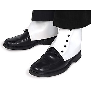 Beistle 60055 White Spats, Multicolor