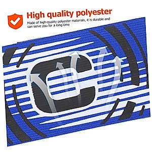 VANZACK 4 Pcs Armband Goalkeeper Kit Youth Captain Band Captain Hand Band Captain Arm Bands Captain for Soccer Running Equipment Soccer Training Fitness Polyester Adjustable