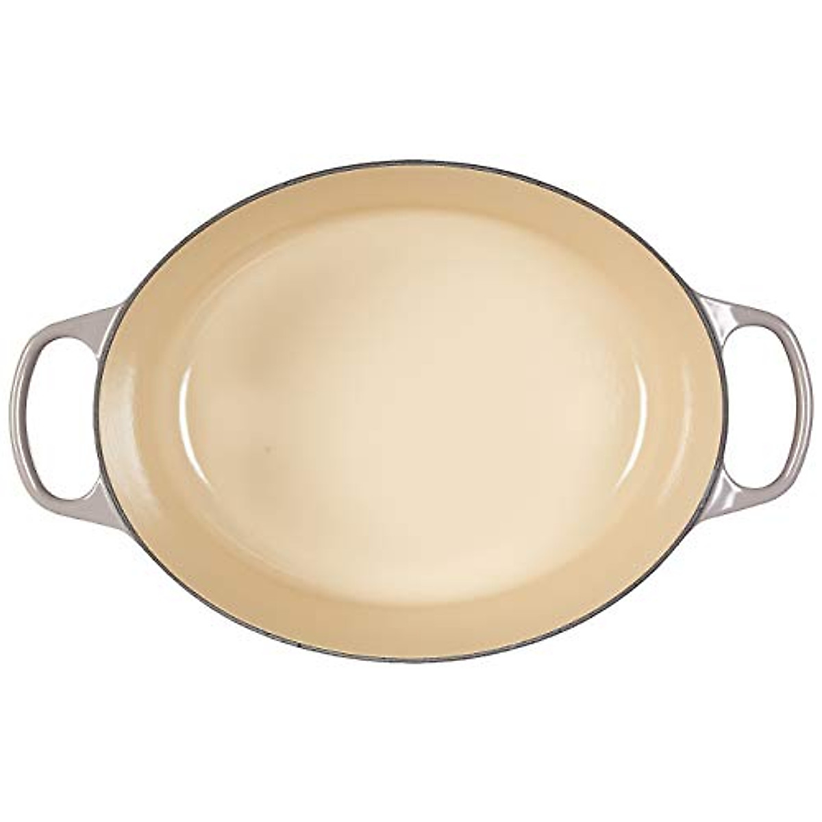 Le Creuset Signature Enameled Cast Iron Oval French (Dutch) Oven, 8 quart, Oyster