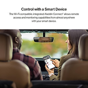 Genie QuietLift Connect – WiFi Smart Garage Door Opener with Added Wireless Keypad, ¾ HPC Smart Belt Drive – Compatible with Alexa and Google Assistant, Model 3053-TKV