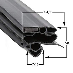 True 811131 Compatible Gasket - 23 1/4 x 25 3/8 - Replaces OEM Part 811131