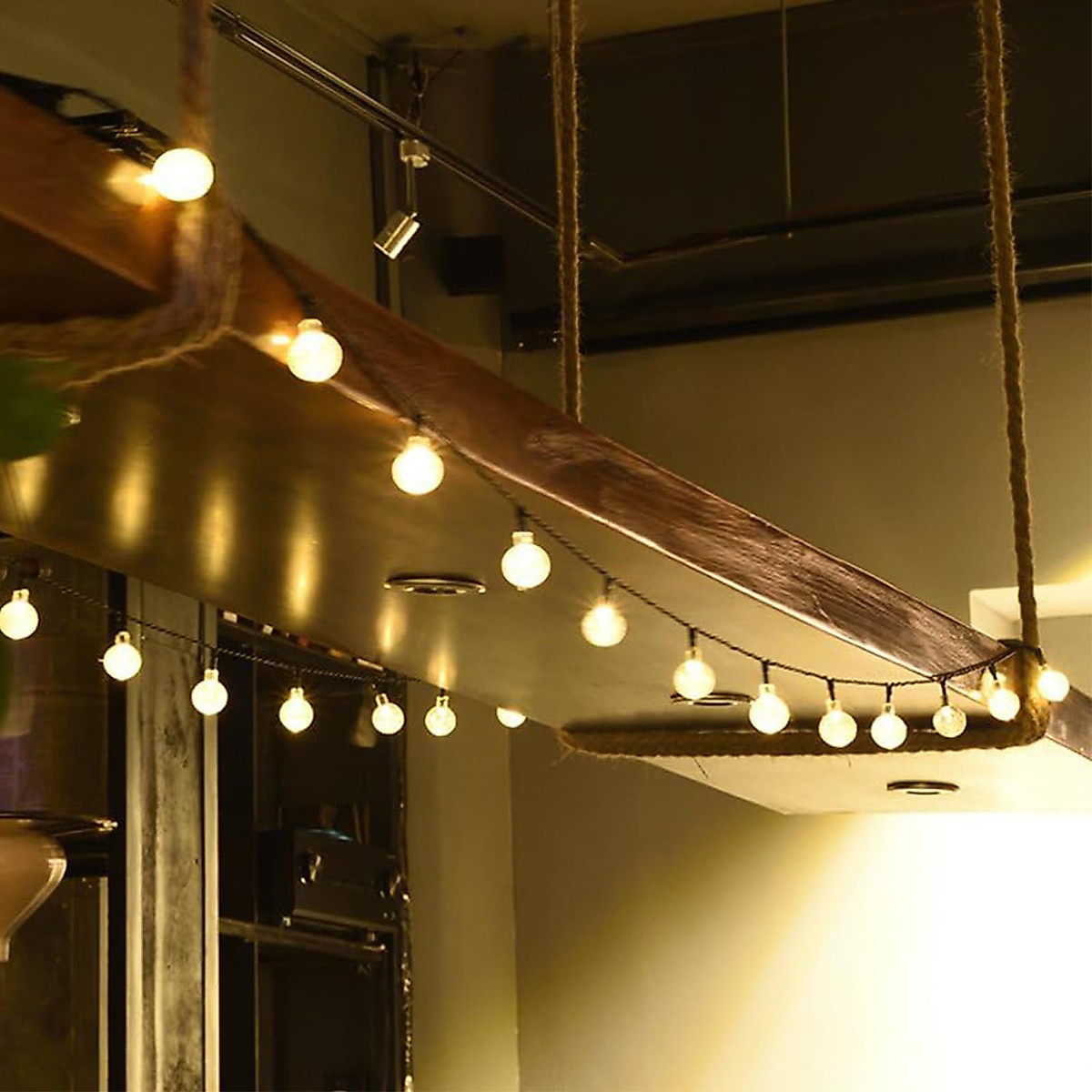 COOS BAY 8x5 Pop up Grill Gazebo with LED Globe String Lights