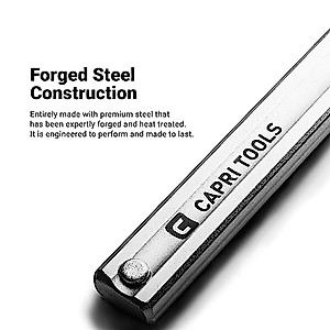 Capri Tools 8-Inch Heavy Duty All Steel Bar Clamp, 4-3/4-Inch Throat Depth, 2,204 lb Clamping Force