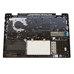 LTPRPTS Replacement for Dell Latitude 14 3420 E3420 04PX9K 4PX9K Laptop Upper Case Palmrest Non-Backlit Keyboard Assembly Part 02RM93 2RM93 Black