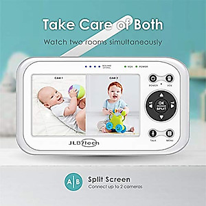 JLB7tech Add-on Camera Unit for LBtech Video Baby Monitor JLB953, LB953-2T, and JLB953P-2T(up to 4 Cameras)