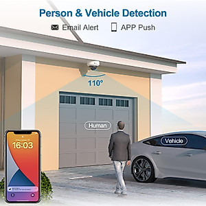 Anpviz 8 Channel IP PoE Security Camera System with Human Vehicle Detection, 8CH 4K NVR with 2TB HDD, 8pcs IK10 Vandalproof 6MP Dome PoE Cameras with Audio, IR Night Vision, NDAA Compliant (U Series)