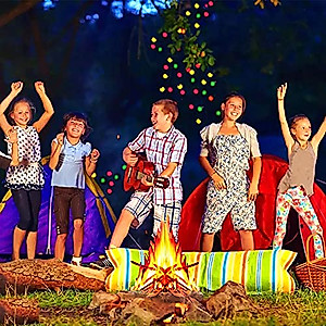 MYUBWTF 2 Sets Fire Fake Flame Paper, 12 Inch 3D Tall Artificial Fire Fake Flame Paper, Flame Cardboard Decoration Used for Table Center, Camping, Beach, Campfire Party (Simulation)