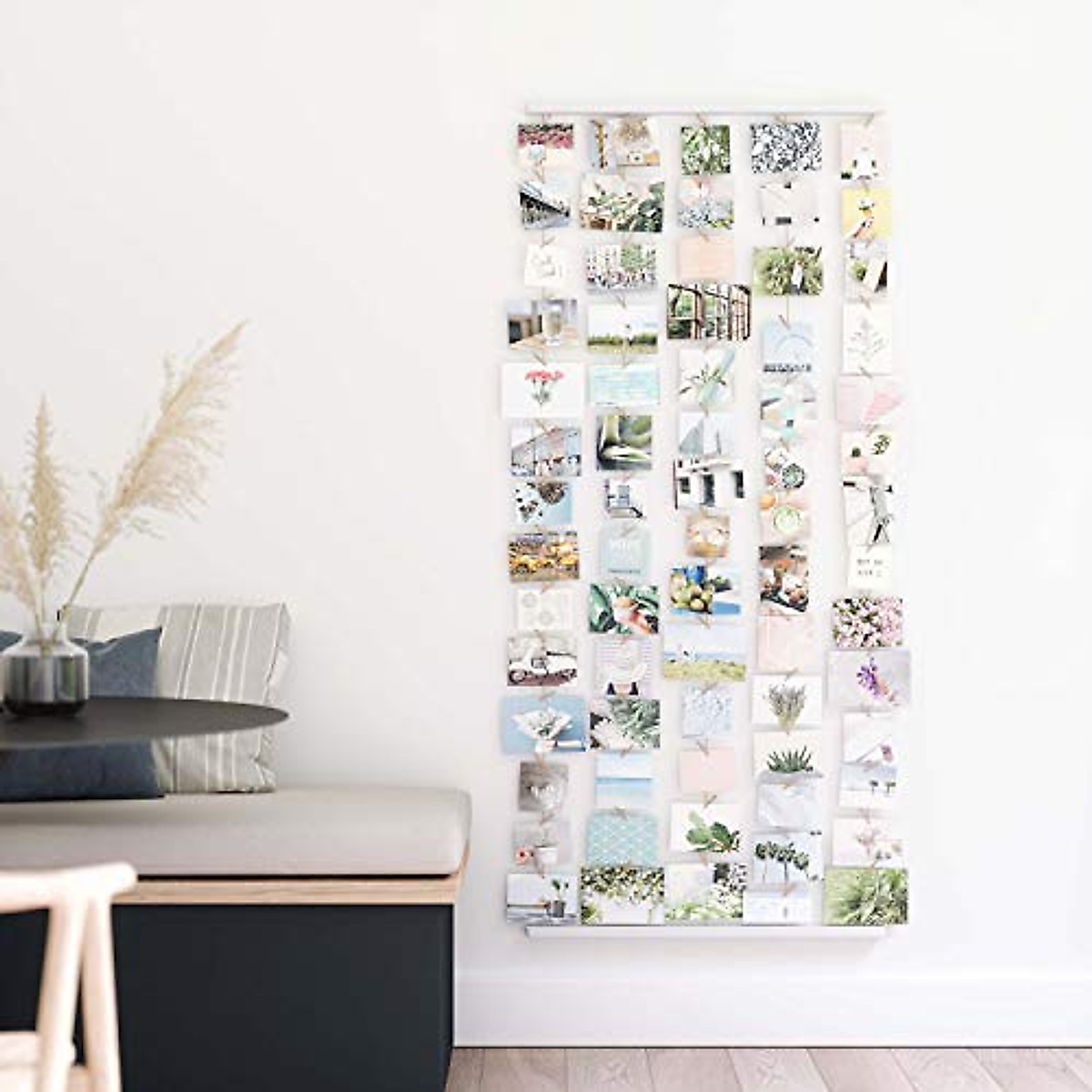 Umbra Hangit Picture Frame and Wall Decor Set for Photos, 26" x 60", White