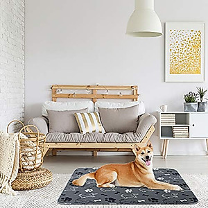 PAWCHIE Washable Pee Pads for Dogs - 2 Packs Large 34" x 41" Non-Slip Reusable Dog Potty Training Mat for Pet Playpen, Super Absorbent Puppy Whelping Pad for Small Medium Large Dogs