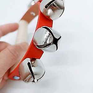 Hooshing Handbell Sleigh Bells Early Educational Musical Instrument for Christmas Caroling, School Band Performances, and Classroom