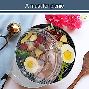 DODHEG 30 Pcs 34 Ounce Meal Prep Bowls with Lids, Kitchen Prep Containers, Take Away Containers, for kitchen, Picnics, Salad etc.