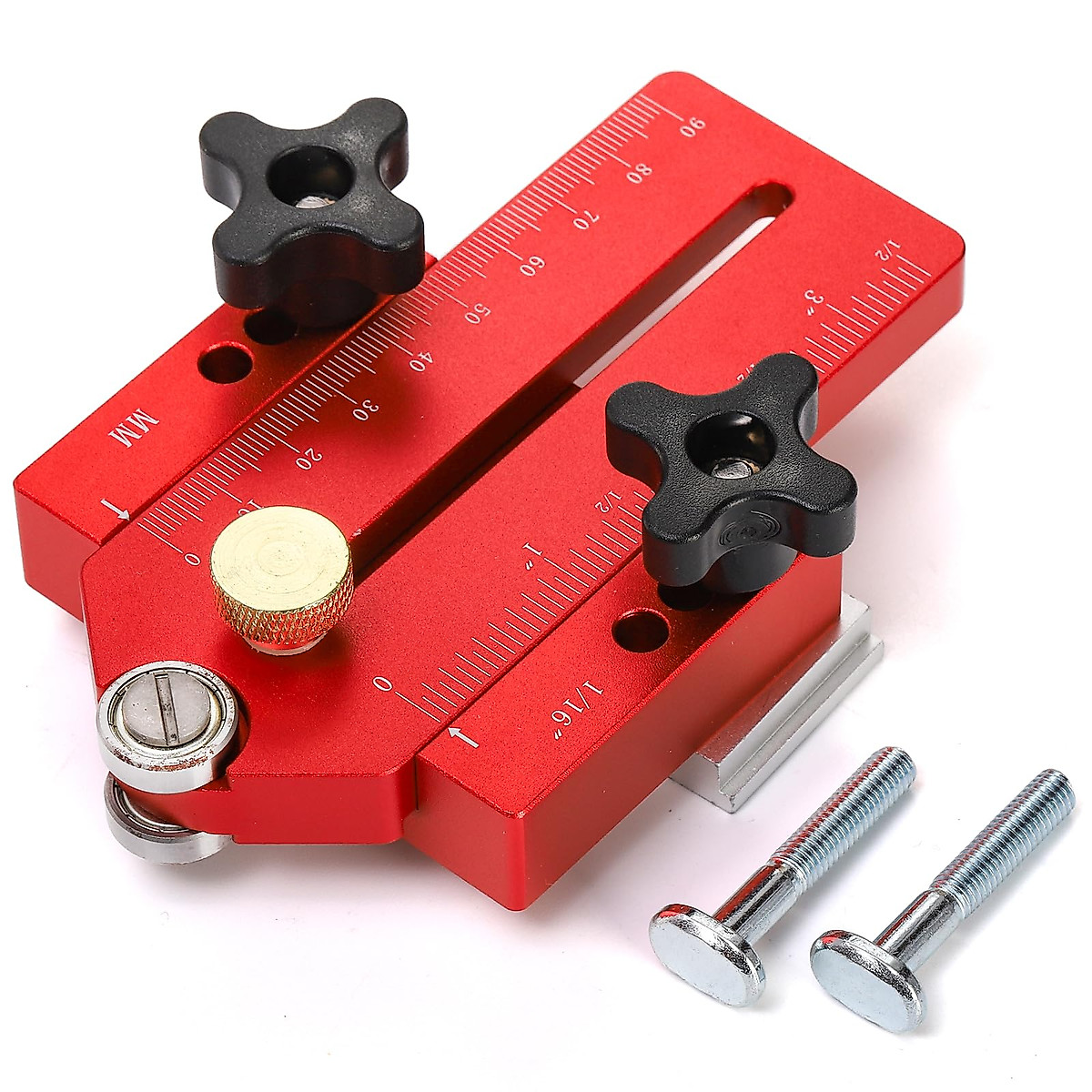 Fasmov Thin Rip Jig Table Saw Jig Guide for Making Repetitive Narrow Thin Strip Cuts Woodworking Tools Fast Thin Ripping Guide for Table Saw Band Saw Router Table, Extended Version