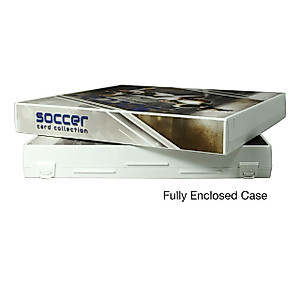 Soccer Card Binder For Trading Cards - Case Comes With 10 Platinum Series Trading Card Pages - Additional Pages Can Be Added - UniKeep Branded Binder is Fully Enclosed to Keep Cards Clean and Secure