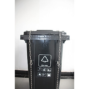 NEMCUHE Garbage Can Security Strap, Drilling Required, Keep Lid Closed