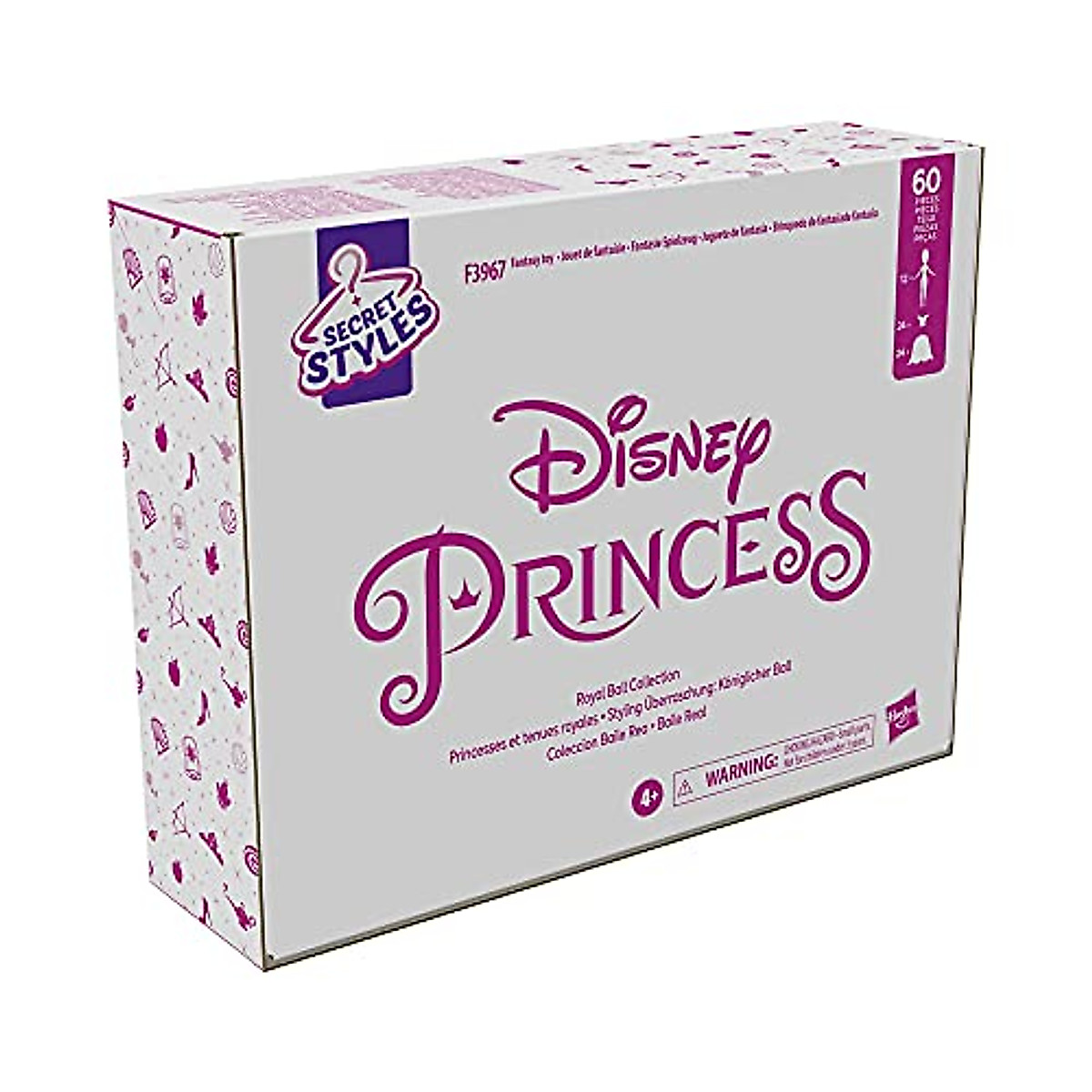 Disney Princess Secret Styles Royal Ball Collection, 12 Small Dolls with Dresses, Toy for Girls Ages 4 Years and Up (Amazon Exclusive)