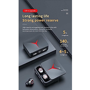 Gaming Headset Bluetooth Earphone with Mic Bass Audio Stereo HiFi TWS True M90 Wireless Earbuds Sports LED Headphones auriculare