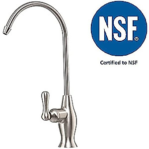 Reverse Osmosis RO Water Filter Non Air Gap Faucet | Brushed Nickel