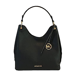Michael Kors Women's Joan Large Slouchy Shoulder Bag Style 35S1GV9L3L (Black)