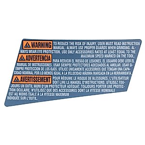 Bosch Parts 1619P02994 Label