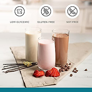 Isagenix IsaLean Shake - Meal Replacement Protein Shake Supports Healthy Weight & Muscle Growth - Protein Powder Enriched with 23 Vitamins - Creamy Dutch Chocolate, 30.1 Oz (14 Servings)