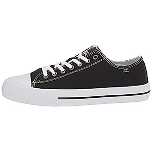Lugz mens Stagger Lo Sneaker, Black/White, 12 US